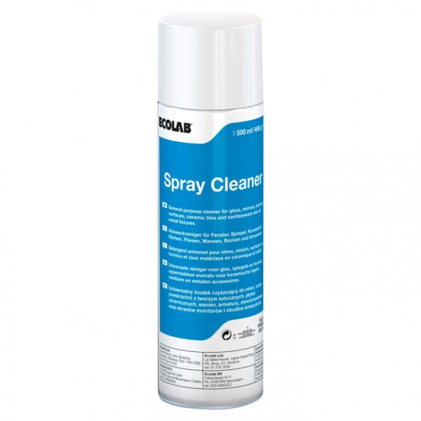 Ecolab Spray Cleaner, 500ml - Vindue og spejlrens - CM-Nordic
